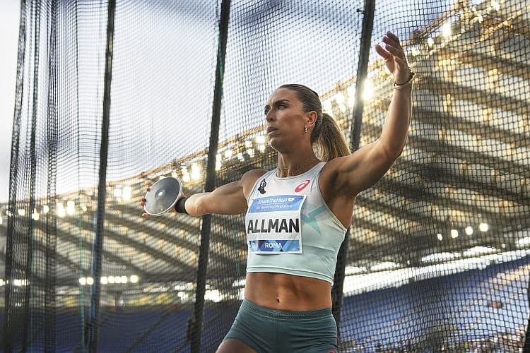 ATHLETICS: Allman comes from behind for 24th straight discus win, amid ...