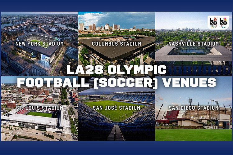 LOS ANGELES 2028: LA28 organizers announce six football preliminaries ...