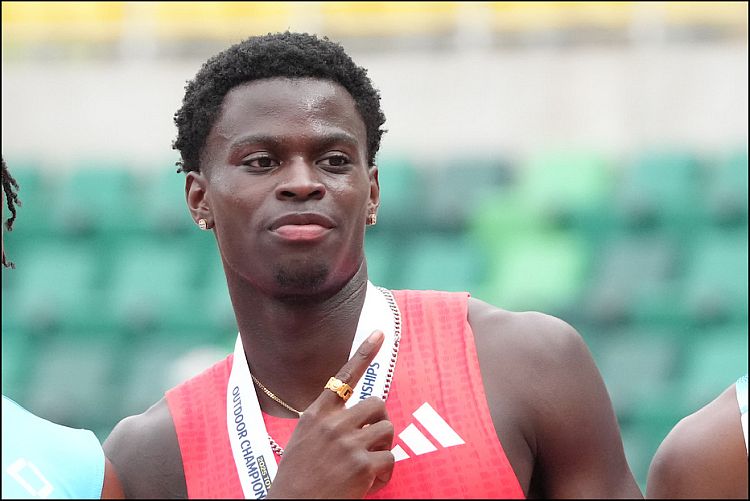 ATHLETICS: Tharp stuns with 12.75 world hurdles record; Samuel wins ...